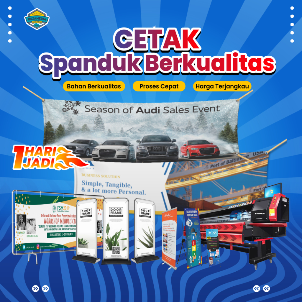 Jual CETAK SPANDUK / BANNER MURAH - GRATIS DESAIN [BAHAN BACKLITE 510 ...
