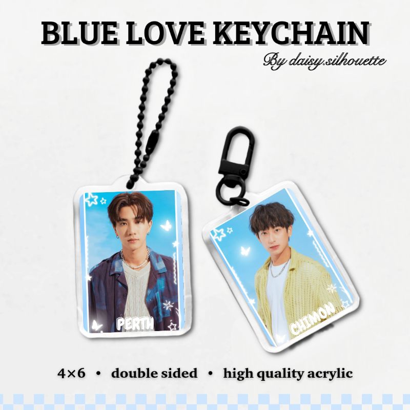 Jual BLUE LOVE KEYCHAIN || GMMTV 2024 || THAI ACTOR ACRYLIC KEYCHAIN ...