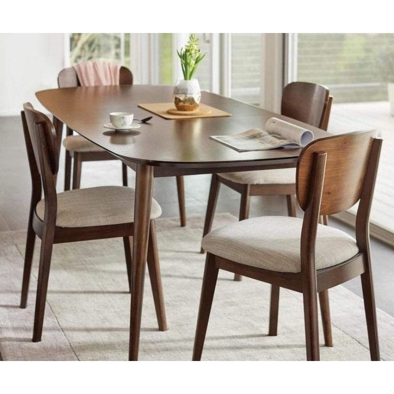 Jual meja makan kayu jati meja makan minimalis meja makan scandinavian ...