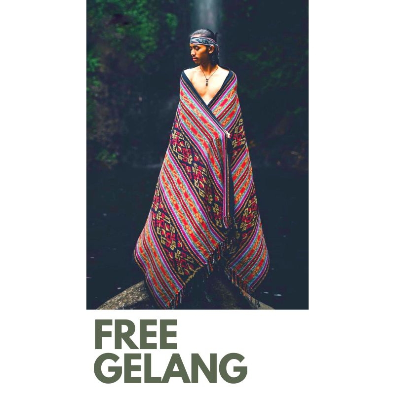 Jual Kain Tenun Ikat Blanket Etnik toraja flores dayak sumba lombok ...