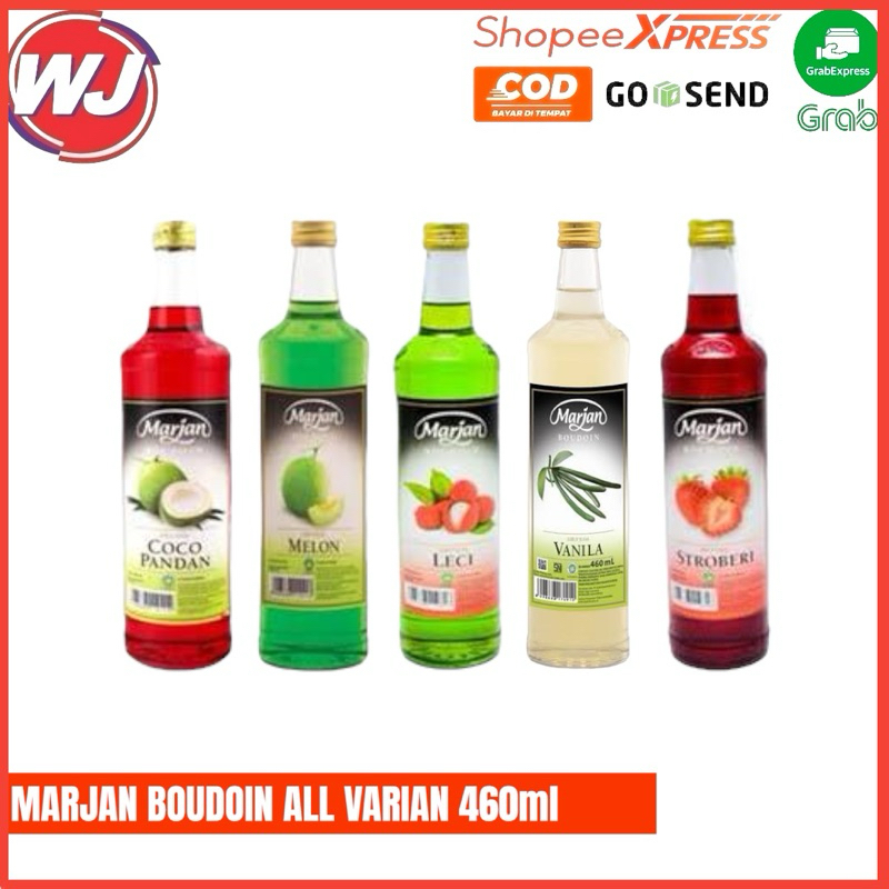 Jual MARJAN SYRUP BOUDOIN ALL VARIAN 460ml | Shopee Indonesia