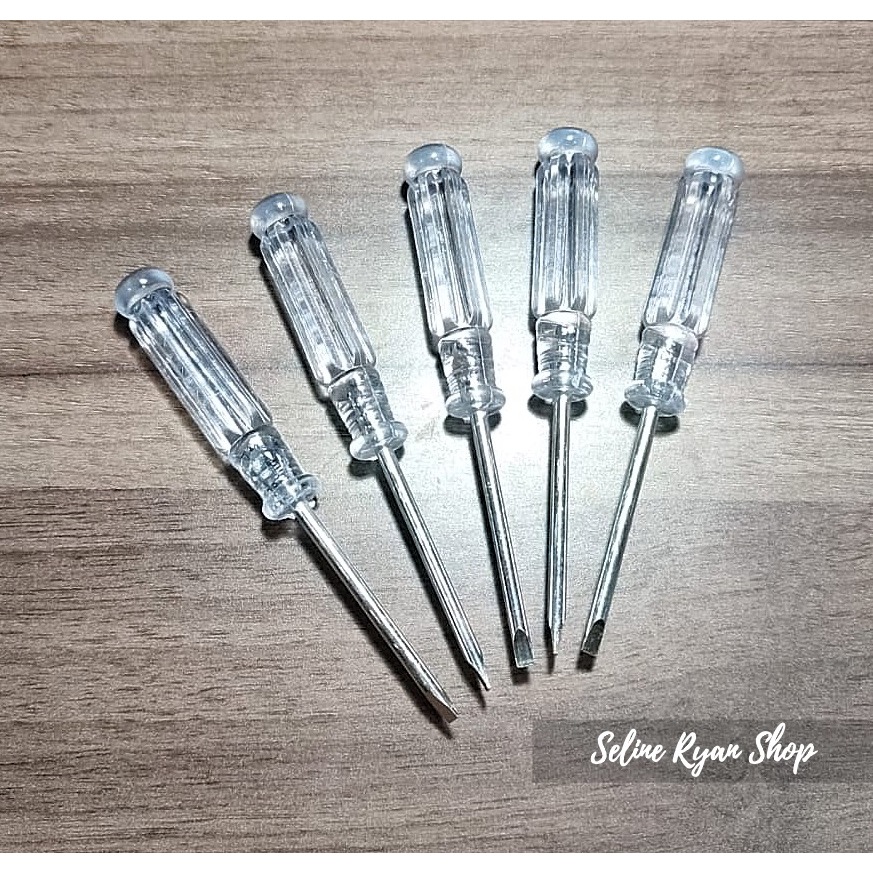 Jual Obeng Crystal / Kristal Bening Mini Plus (+) dan Minus ...