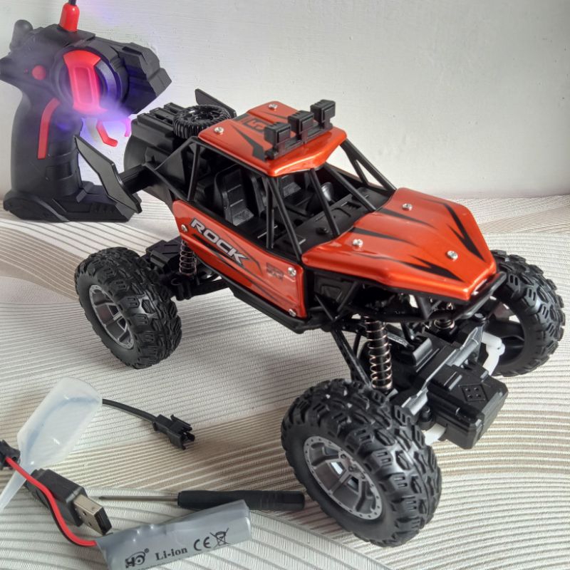Jual Mobil Remote Control Spray Asap Rock Crawler Offroad Alloy RC ...