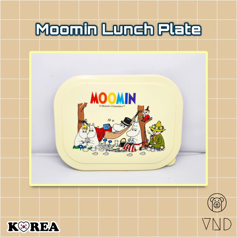 Jual Moomin Lunch Plate ORI Korea/ Stainless Steel Plate/ Kids Bento ...