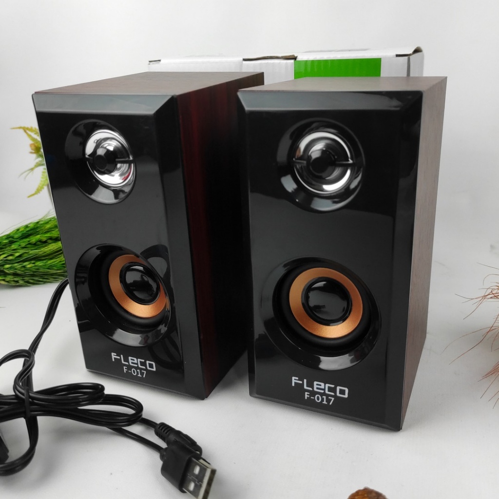Jual Speaker Komputer Stereo Fleco F-017 Ekstra Power Sound | Shopee ...