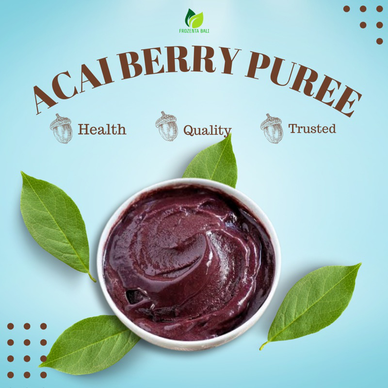 Jual Acai berries puree 100g frozen gojek/grab only | Shopee Indonesia
