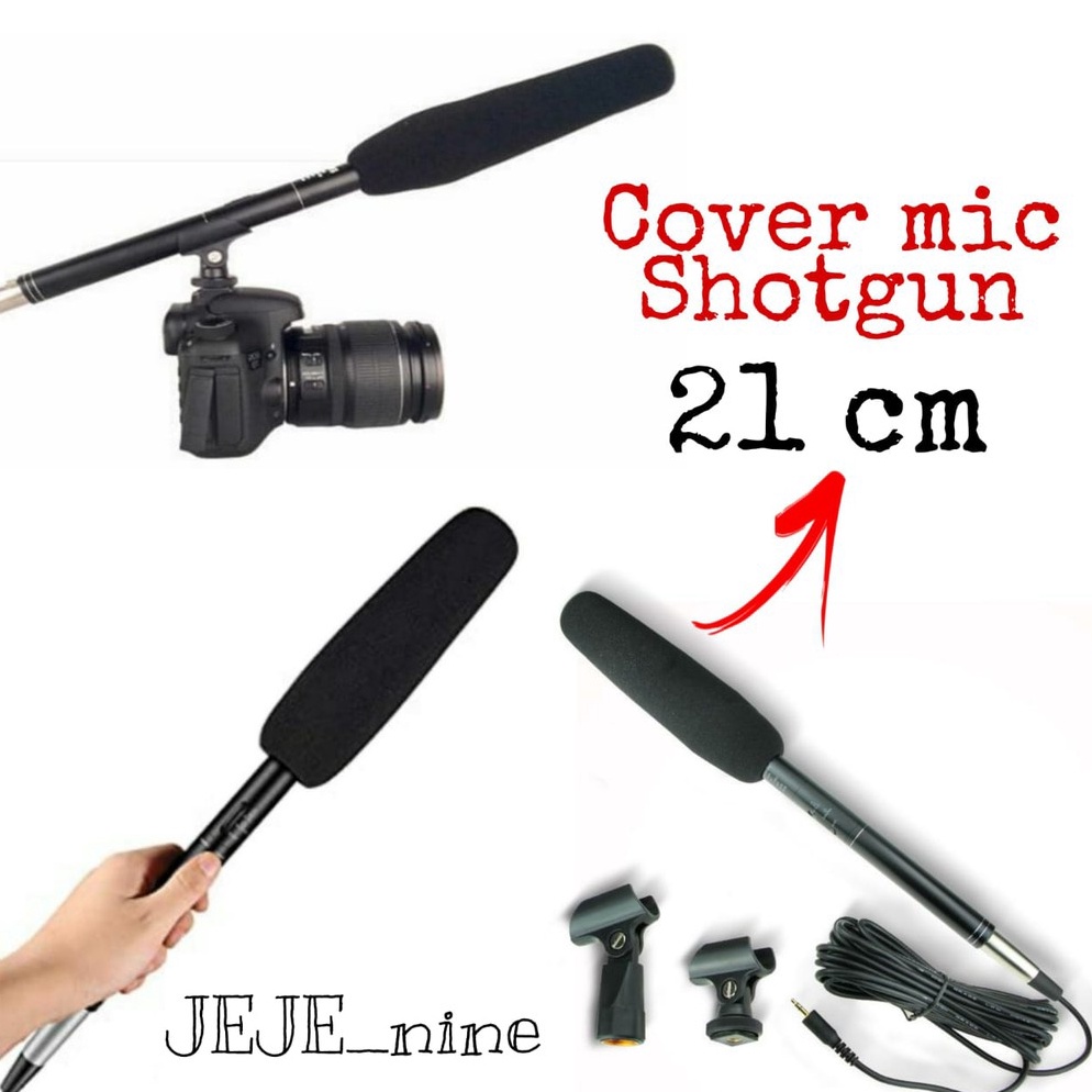 Jual Langsung Beliii TERMURAH Busa shotgun microphone 12 cm 146 cm 16 cm 18 cm 21 cm 25 cm cover ...