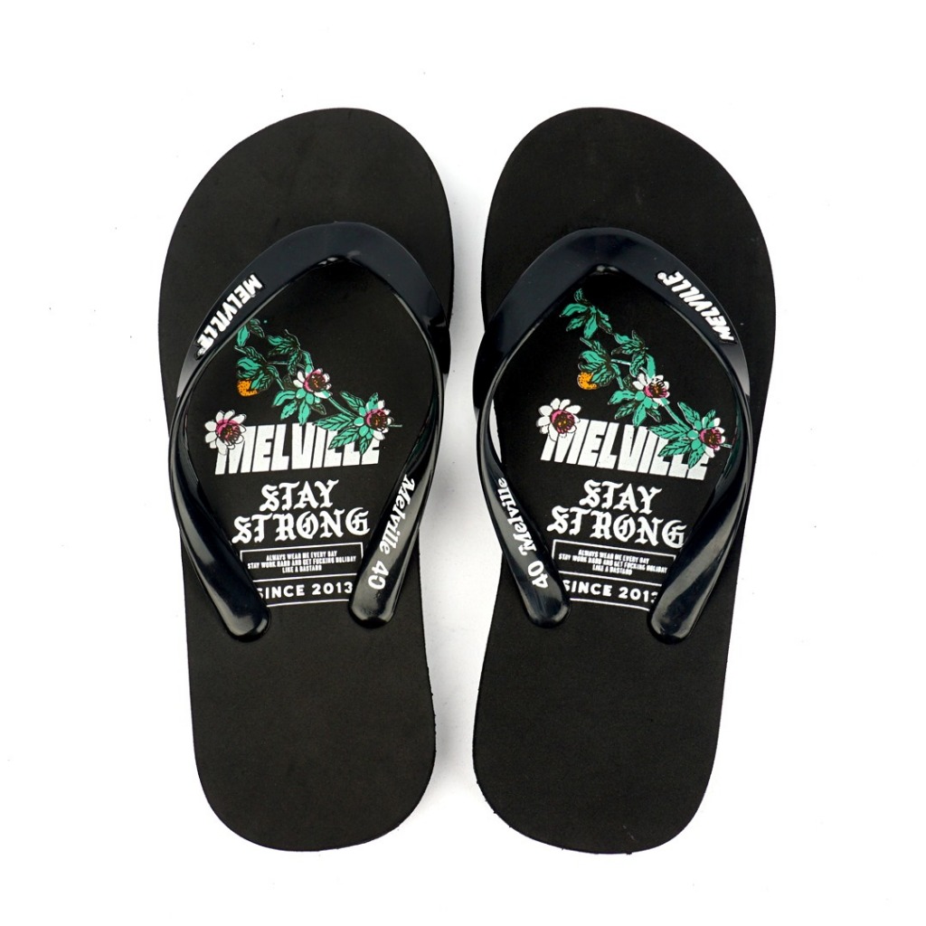 Jual RCKLS. Sandal Spon Melville Vellow Disto Black | Sendal Jepit ...