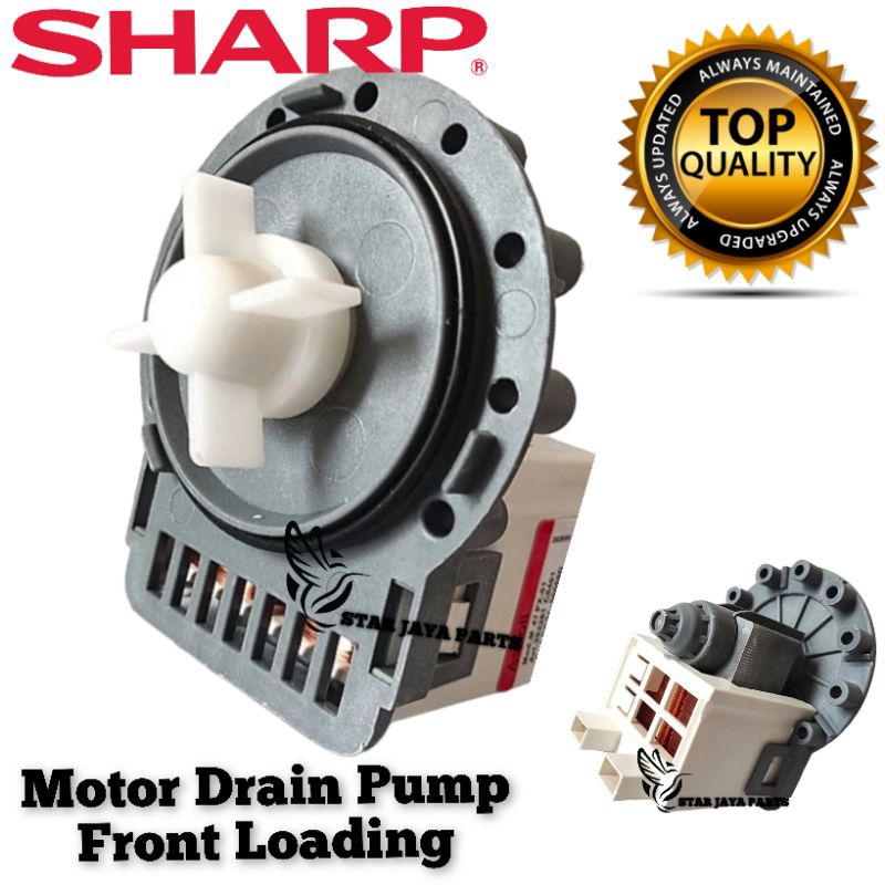 Jual SHARP FRONT LOADING Motor Drain Pump Pompa Pembuangan Mesin Cuci ...