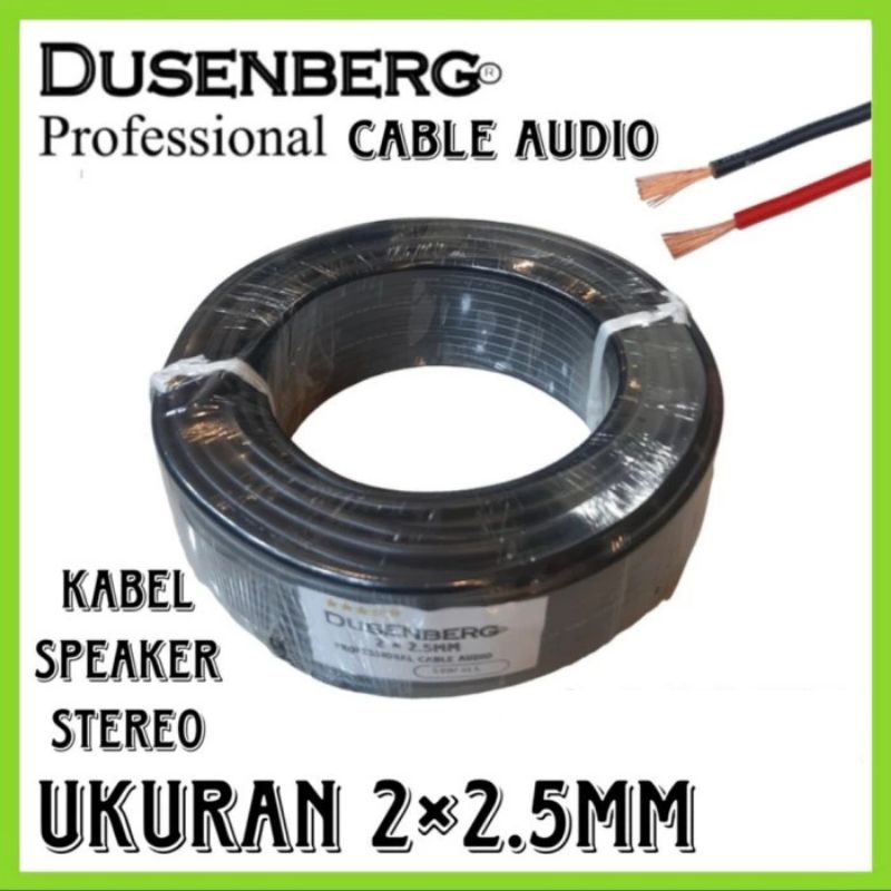 Jual kabel speaker kabel audio isi 2x2.5mm lentur bagus harga permeter ...