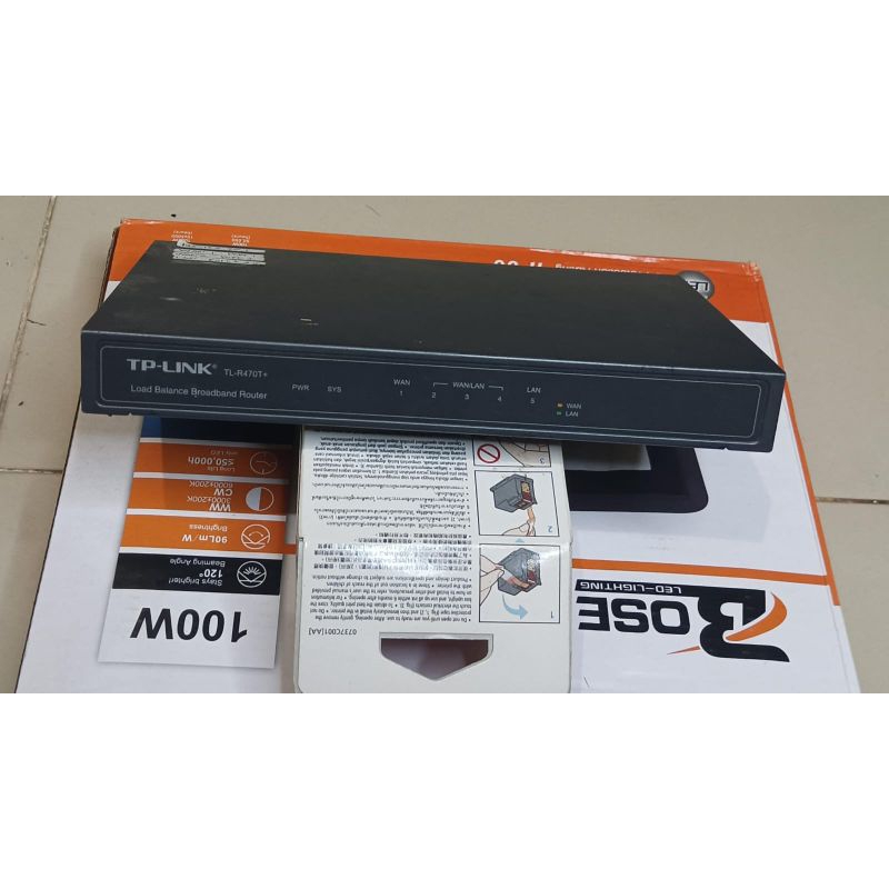Jual TP-LINK TL-R470T+ Loadbalance Broadband Router | Shopee Indonesia