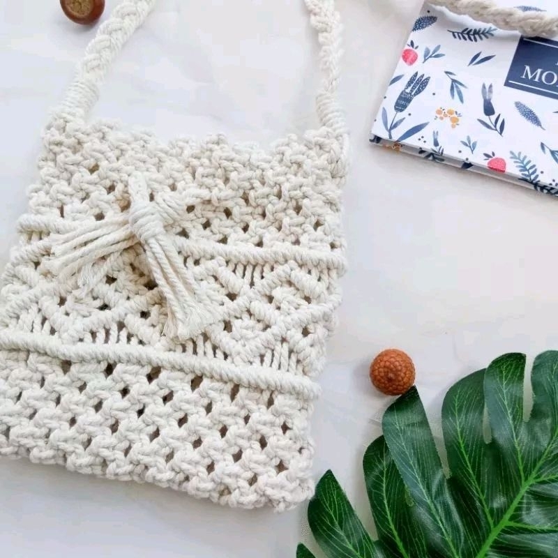 Jual Tas custom Macrame | Shopee Indonesia