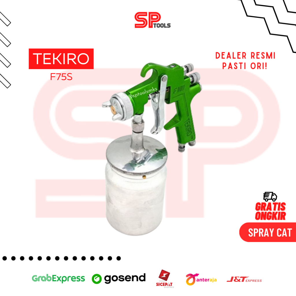 Jual ALAT SPRAY CAT SEMPROT SPOID DICO DUCO 750ML TABUNG BAWAH TEKIRO ...