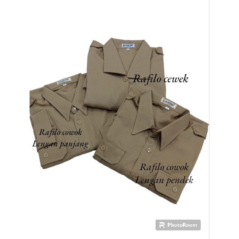 Jual Baju Pramuka rafilo SMP/SMA (Cewek dan cowok) | Shopee Indonesia