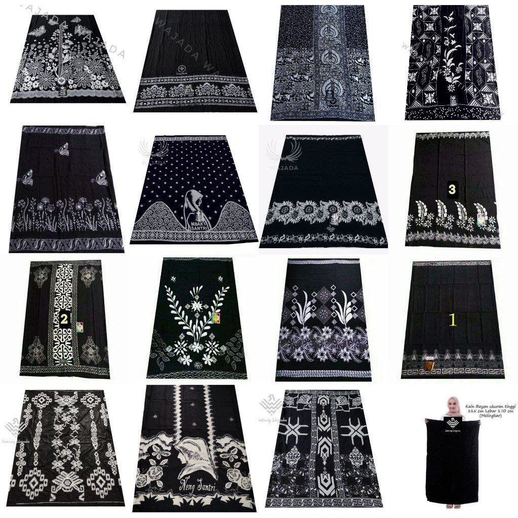 Jual SARUNG SANTRIWATI MOTIF BATIK TERBARU MERK WAJADA TERLARIS 2022 ...