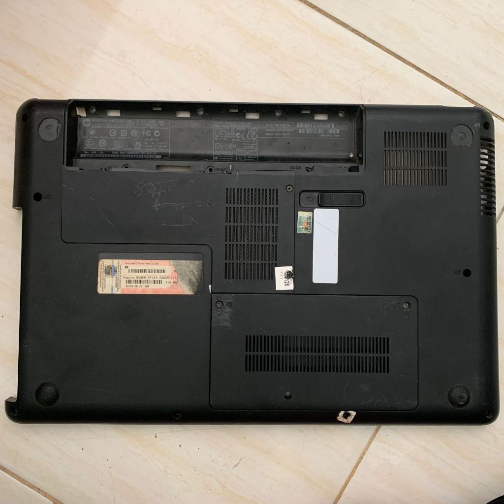Jual Casing Bawah Bottom Case Laptop HP G42 COMPAQ CQ42 beserta tutup ...