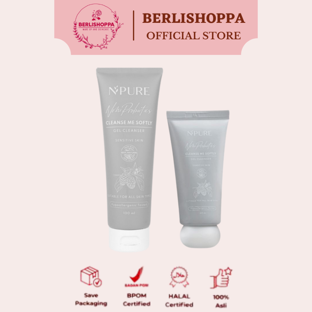 Jual NPURE Noni Probiotics Cleanse Me Softly Gel Cleanser 50ml / 100ml ...