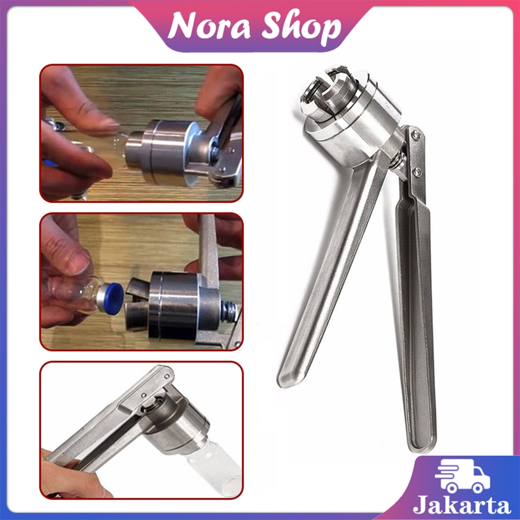 Jual Alat Segel Botol Vial Crimper Alat Press Botol Parfume Manual Alat ...