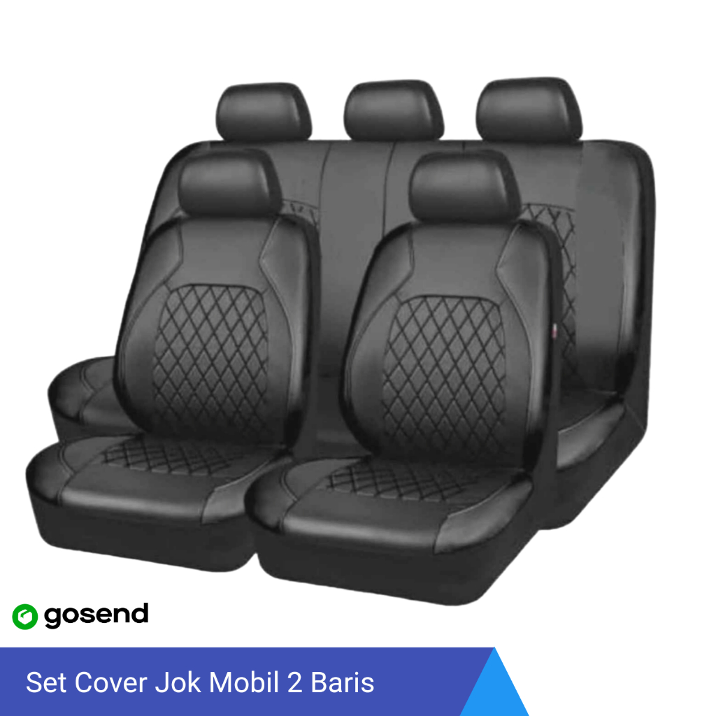 Jual Cover Jok INSTANT PU Leather Kain Universal 2 Baris 5 Seater Mobil ...