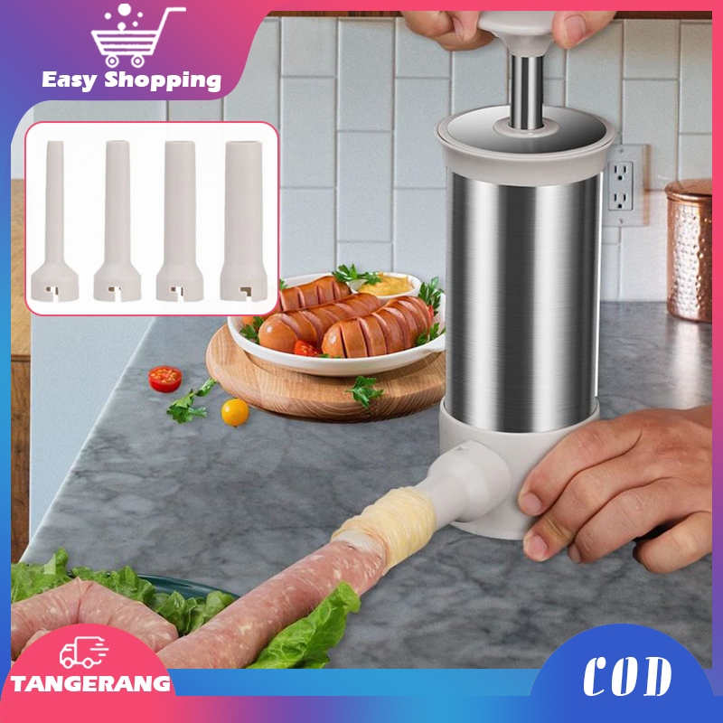 Jual Alat Pencetak Sosis Manual 304 Stainess Steel Alat Pembuat Sosis ...