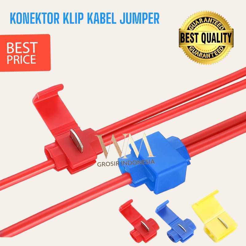 Jual Scotch Lock Quick Cable Terminal Konektor Klip Kabel Jumper ...