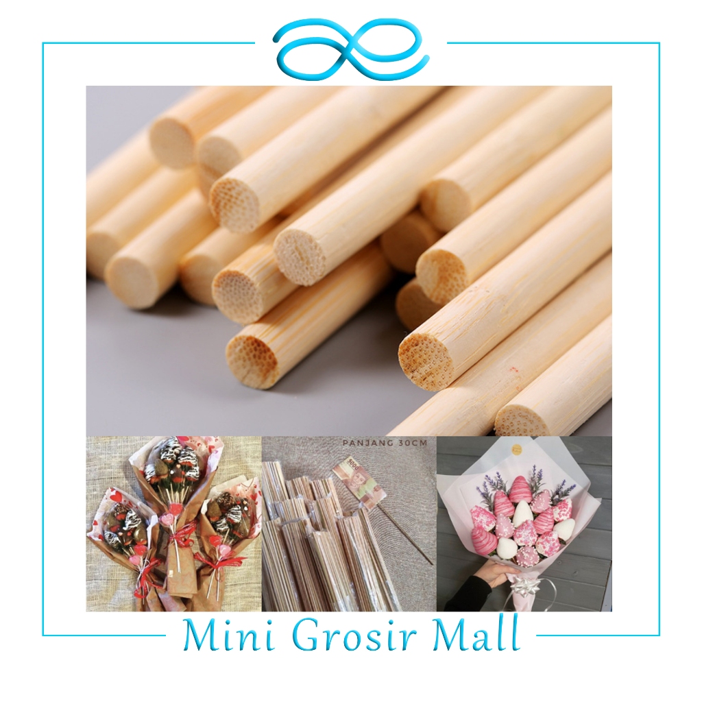 Jual Lidi buket bunga bambo stick stick buket bunga stick buket uang ...