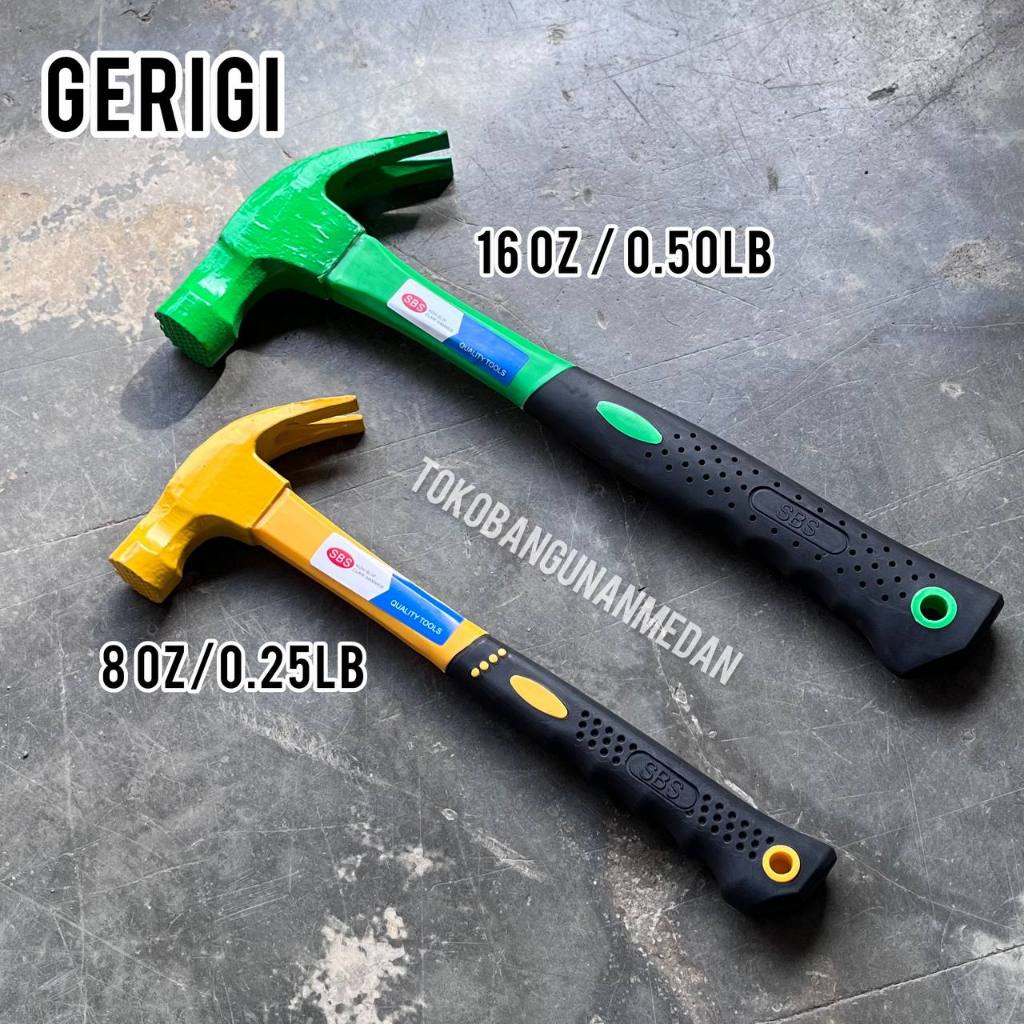 Jual MARTIL TANDUK / PALU KAMBING BESI 8OZ - 16 OZ GAGANG FIBER MAGNET ...