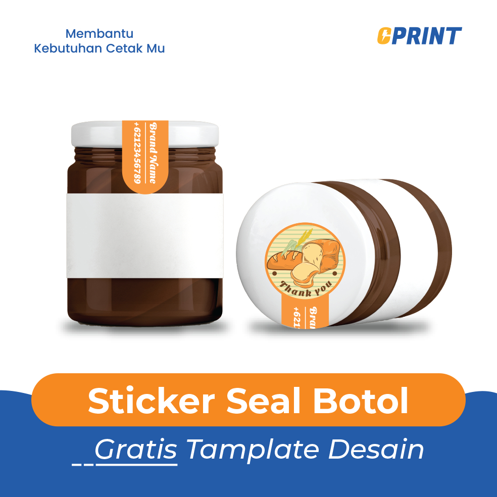 Jual Stiker Seal Bulat Custom – Segel Botol / Roti / Box | Label Cake ...
