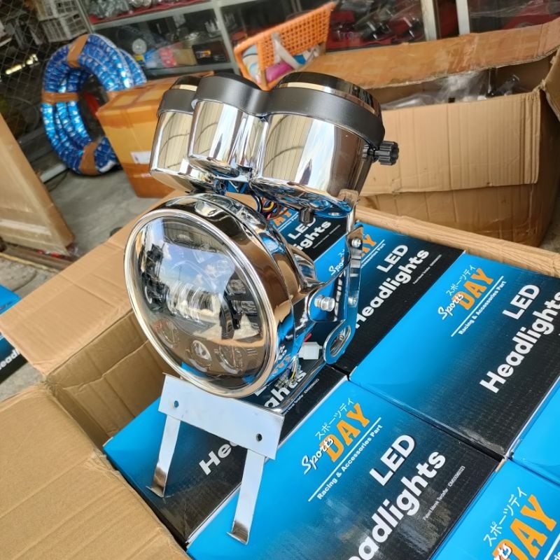 Jual lampu ninja ss set spido + breket import kualitas original. pnp ...