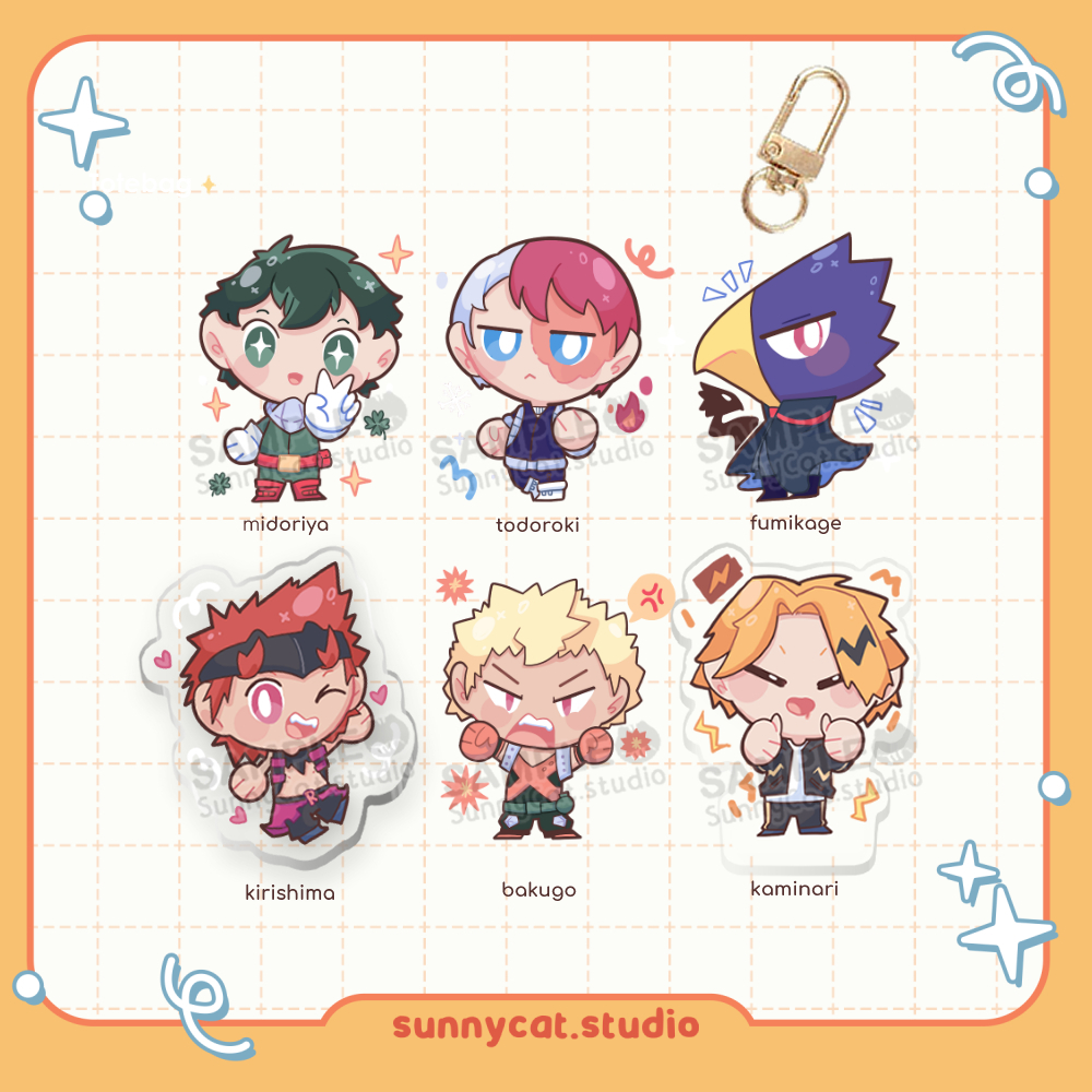 Jual Keychain Epoxy My Hero Academia UwU | Shopee Indonesia