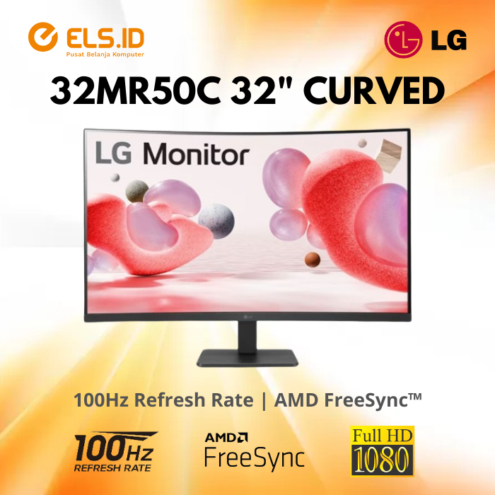 Jual Monitor LED LG 31.5" Full HD Curved 1500R with AMD FreeSync ...