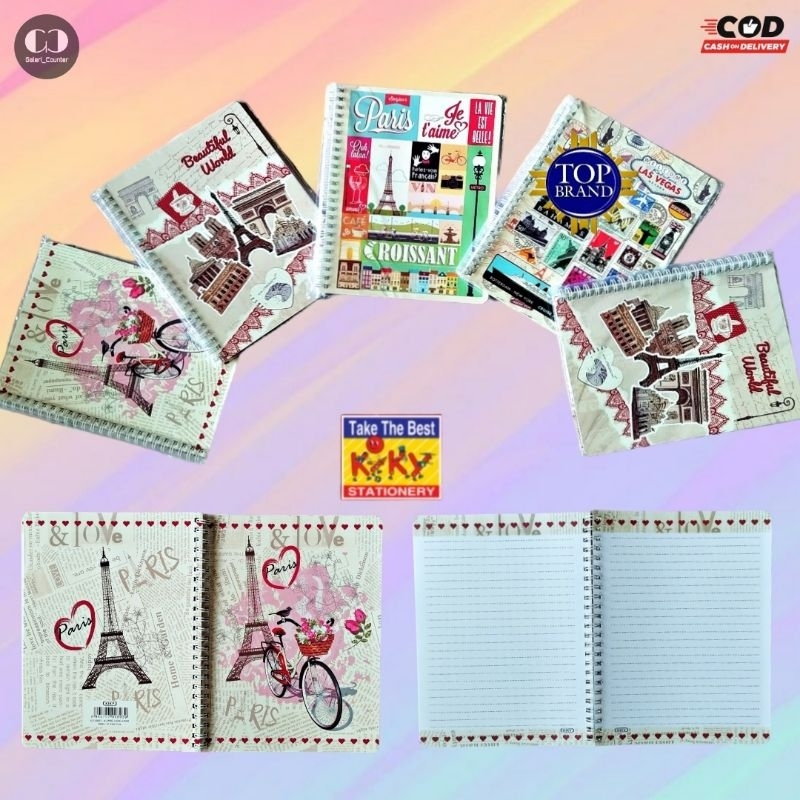 Jual Buku Tulis Garis A5 Notebook Ring Motif A5 Buku Tulis Sekolah ...