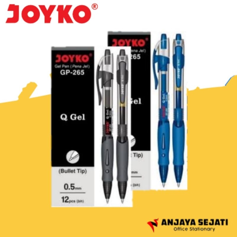 Jual Gelpen Joyko GP-265 ( Q Gel ) - Lusinan - 12pcs | Shopee Indonesia