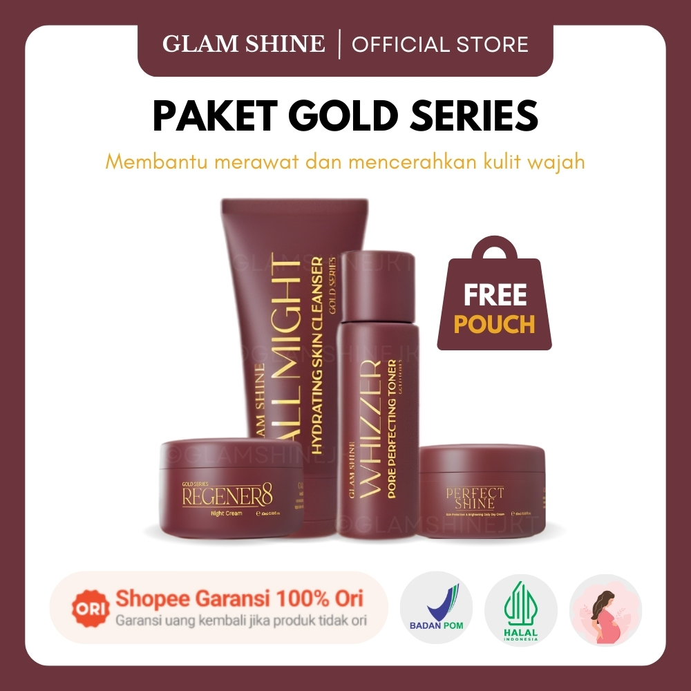Jual GLAMSHINE PAKET GOLD SERIES | Shopee Indonesia