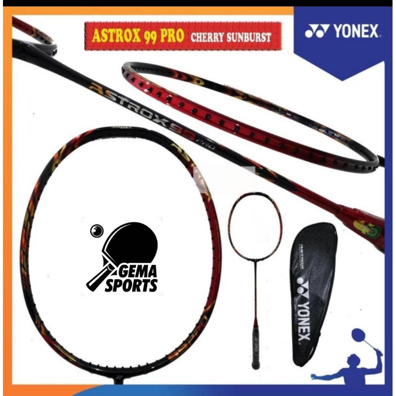 Jual Raket Badminton YONEX ASTROX 99 PRO Japan Cherry Sunburst Original ...