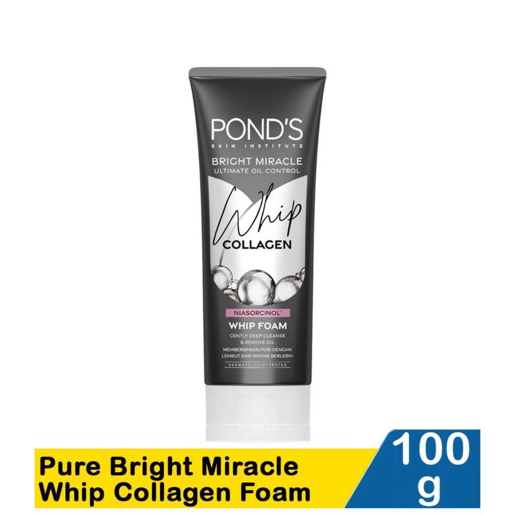 Jual Pond's Pure Bright Miracle Whip Collagen 100GR | Shopee Indonesia