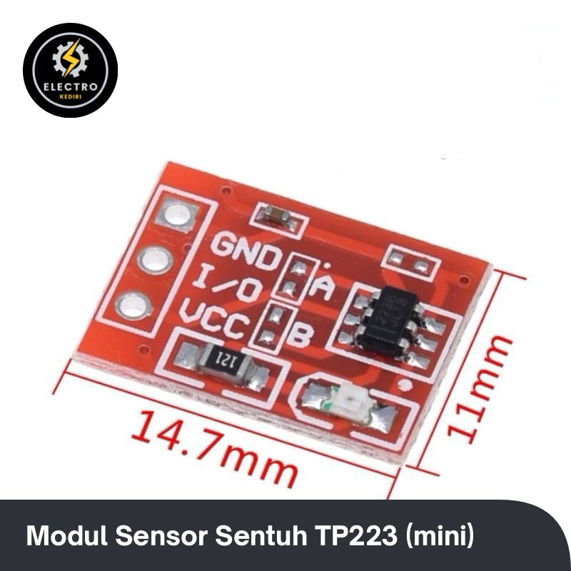 Jual TTP223 modul sensor sentuh switch | censor touch module ttp 223 | mini touch tp 223 ...