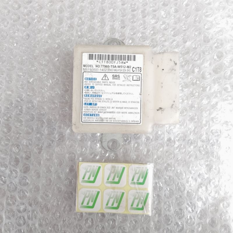 Jual Modul Ecu Airbag SRS Honda Jazz GK5 2014-2020 77960-T5A-W512-M2 ...
