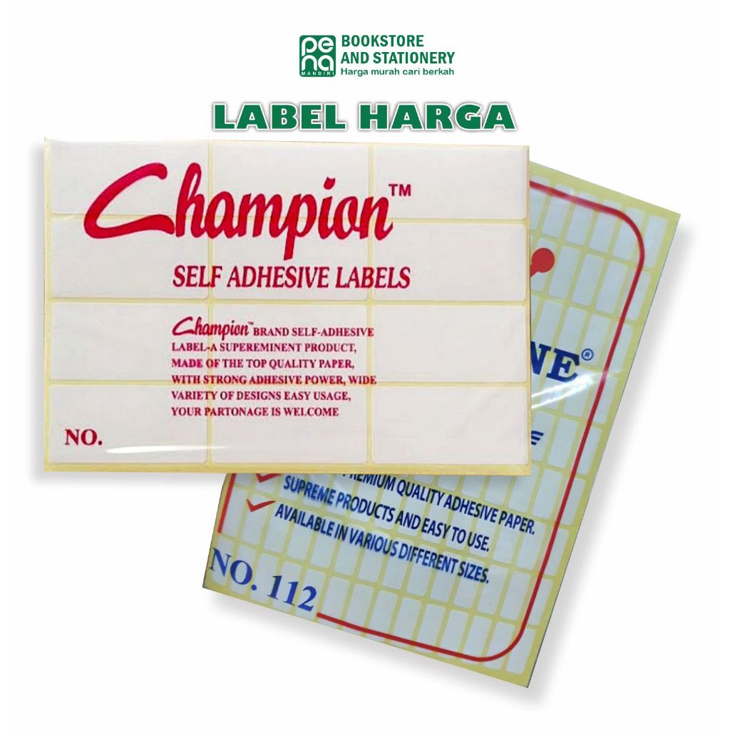 Jual Label harga 112/Label undangan 103/LABEL sticker/tepelan harga ...