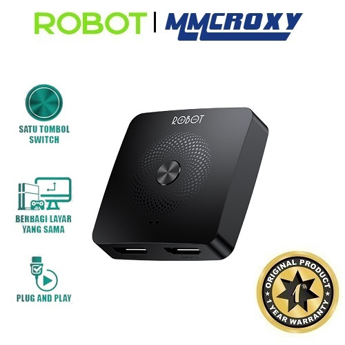 Jual Robot HM103 HDMI Splitter Switch 2 in 1 Out / 1 in 2 Out 4K Bi ...