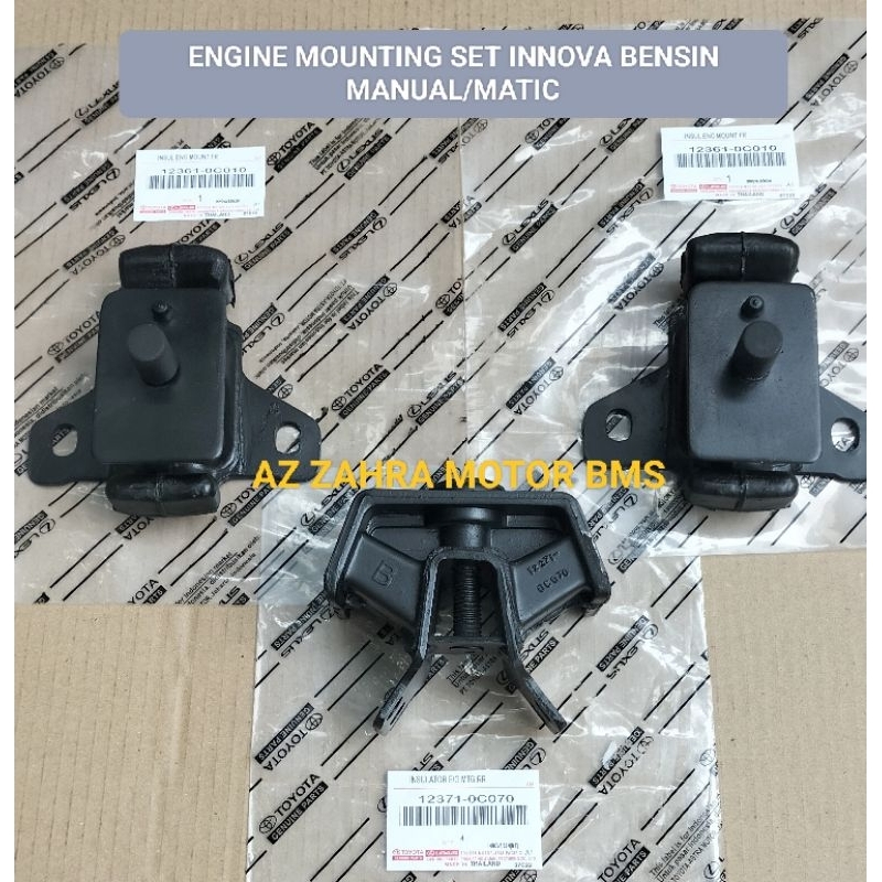 Jual ENGINE MOUNTING SET INNOVA BENSIN MANUAL & MATIC/ PANGKON ...