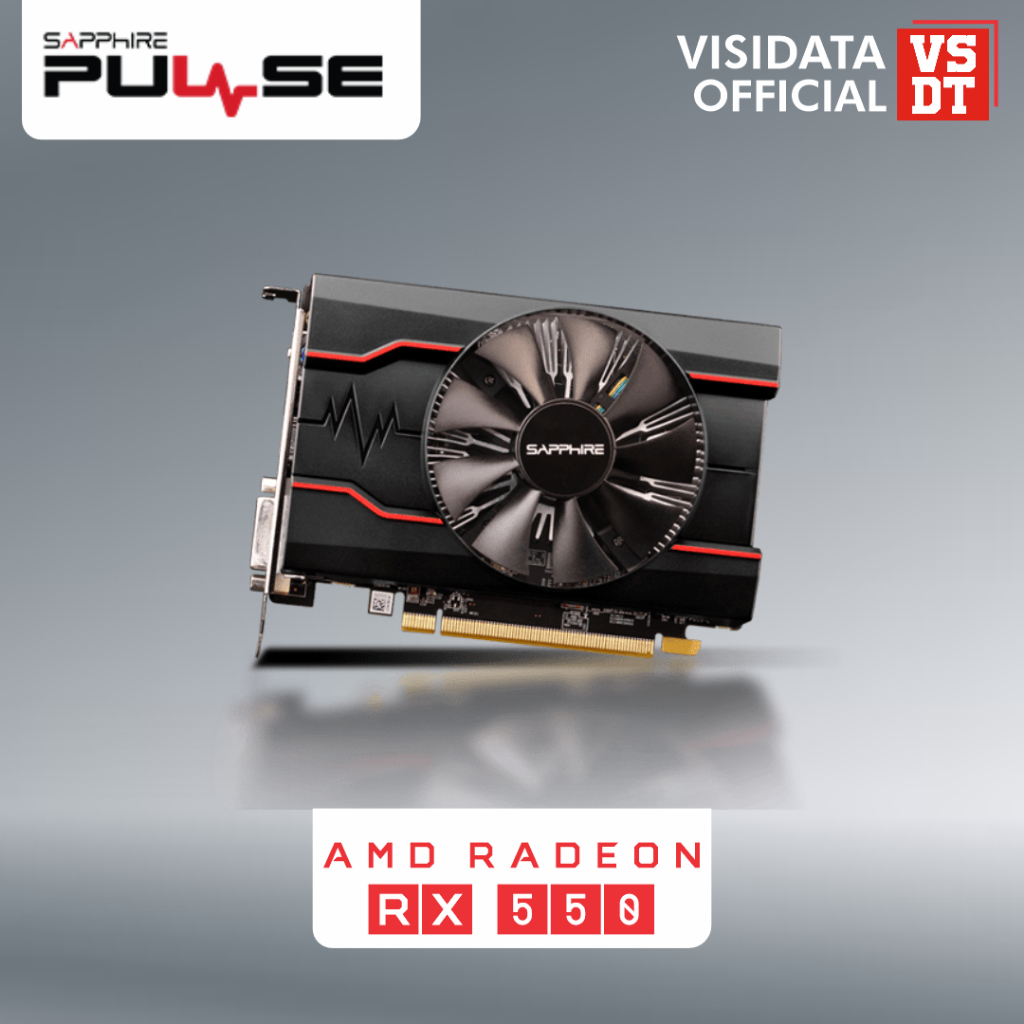 Jual SAPPHIRE PULSE AMD Radeon RX550 4GB GDDR5 RX 550 VGA Graphics Card | Shopee Indonesia