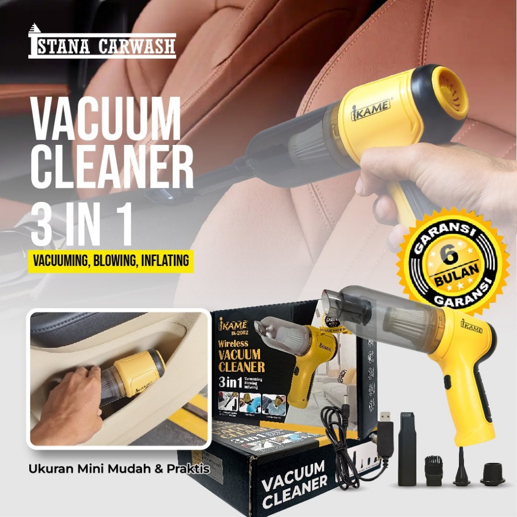 Jual smart vacuum 3 in 1 mini portable "IKAME" ORIGINAL / Compact ...