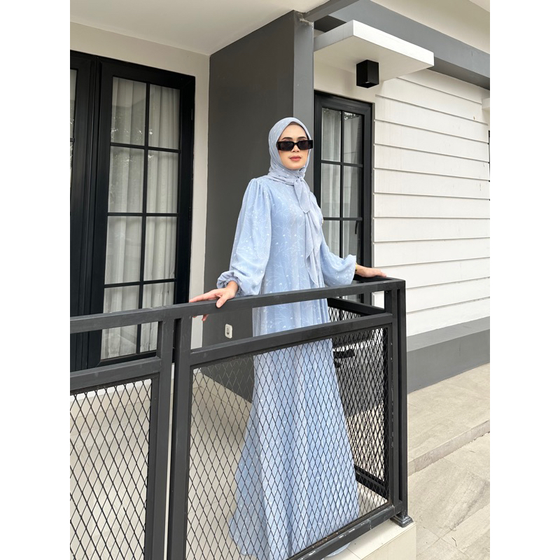 Jual Azrina Dress Originial By Zai Muslim Wear | Shopee Indonesia