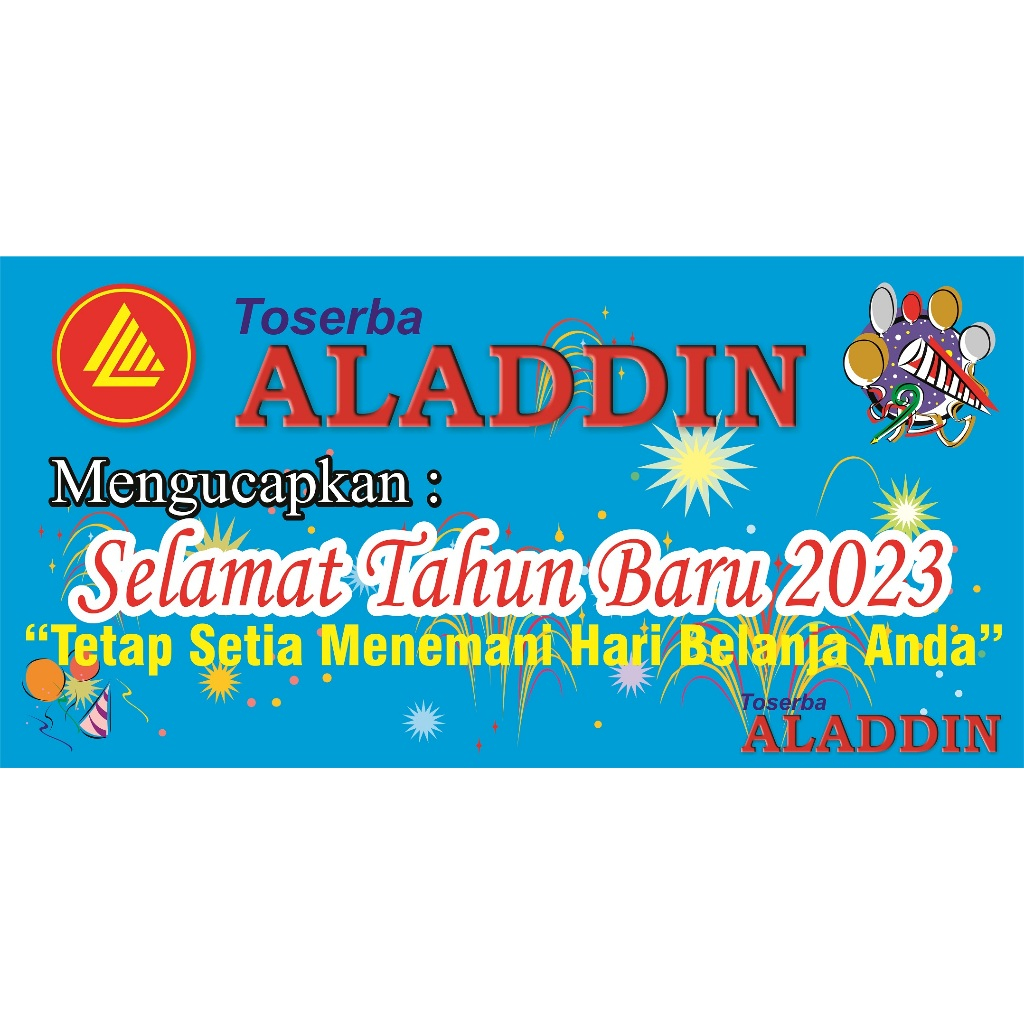 Jual Cetak Spanduk Banner Tahun Baru,Ulang Tahun,Acara | Shopee Indonesia