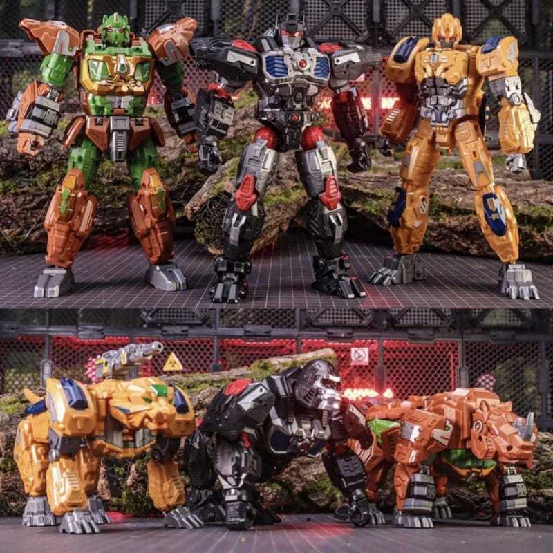 Jual Mainan ROBOT TRANSFORMERS BEAST LIJIANG RYHNO GORILLA LEOPARD ...