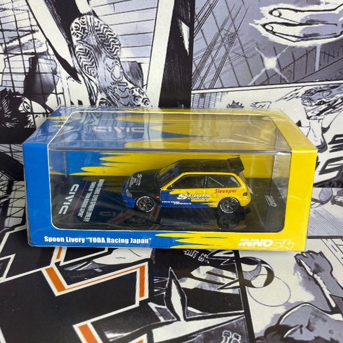 Jual Inno 64 Honda Civic EF Spoon Livery TODA Racing Japan Sleeper ...