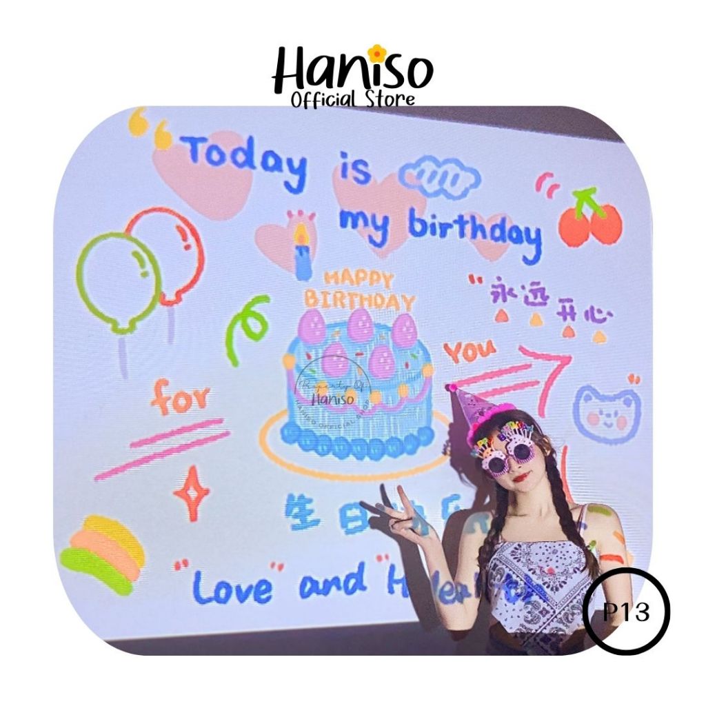 Jual Birthday Projector Proyektor Happy Birthday Background Free ...