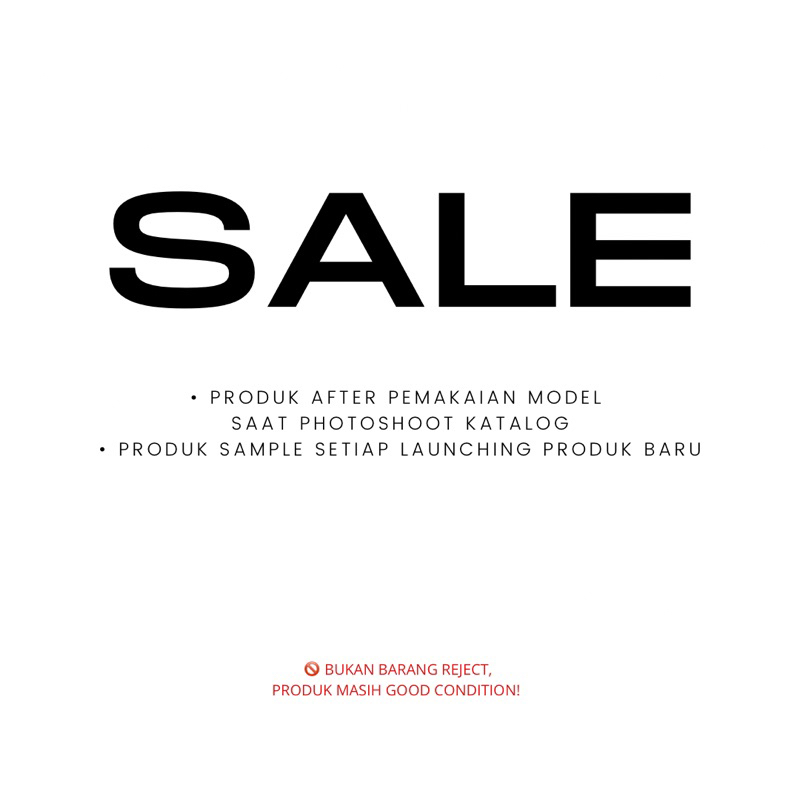 Jual SAMPLE PRODUK/PRODUK AFTER PHOTOSHOOT | Shopee Indonesia