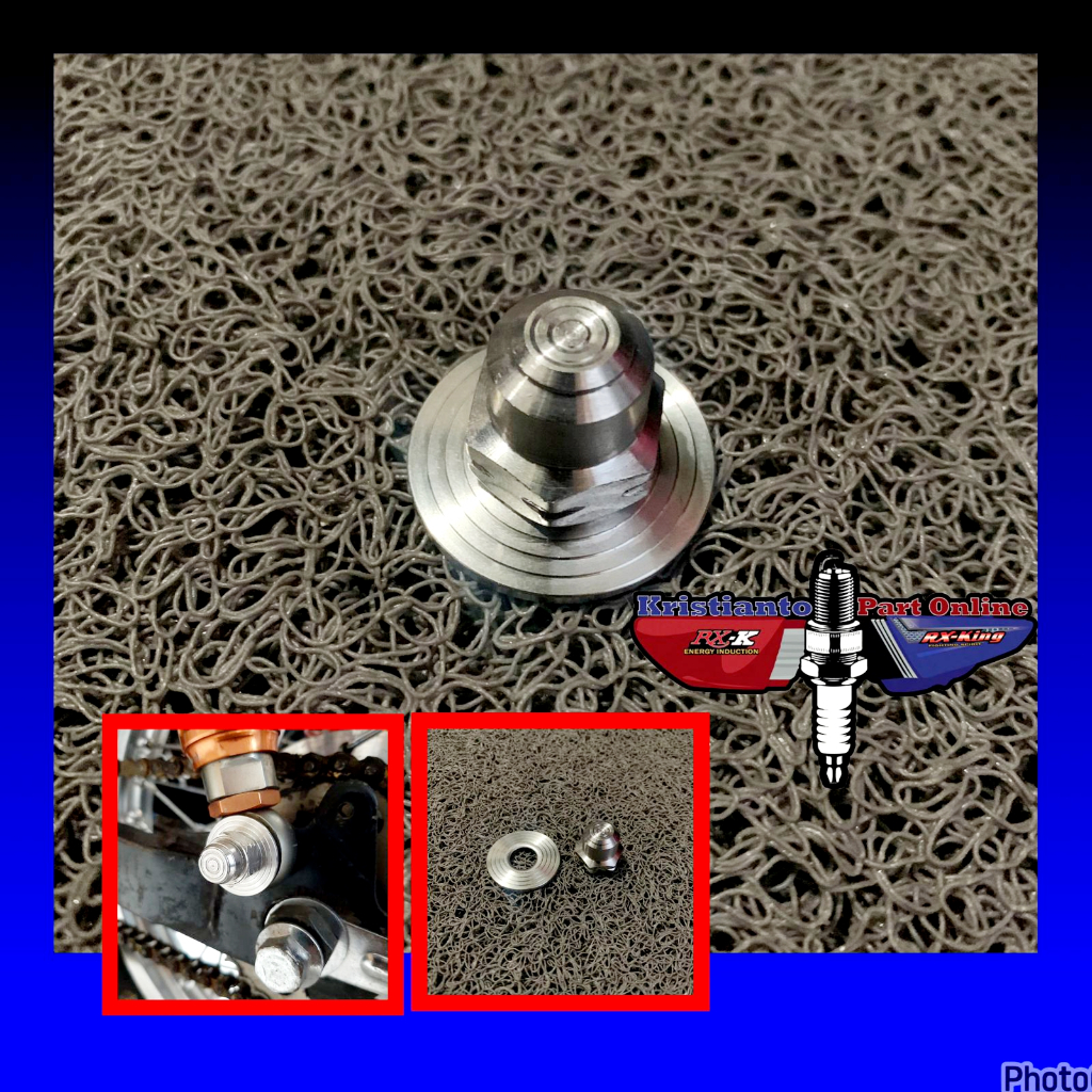 Jual MUR RING 14 SHOCK BELAKANG CUSTOME STAINLESS RX KING RXKING RXK ...